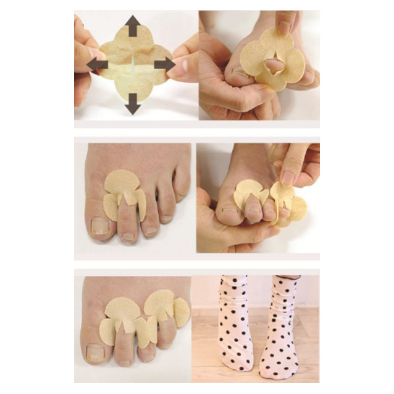 120pcs Athlete's Foot Between Toes Care Fungus Odor Treatment Absorbing ...